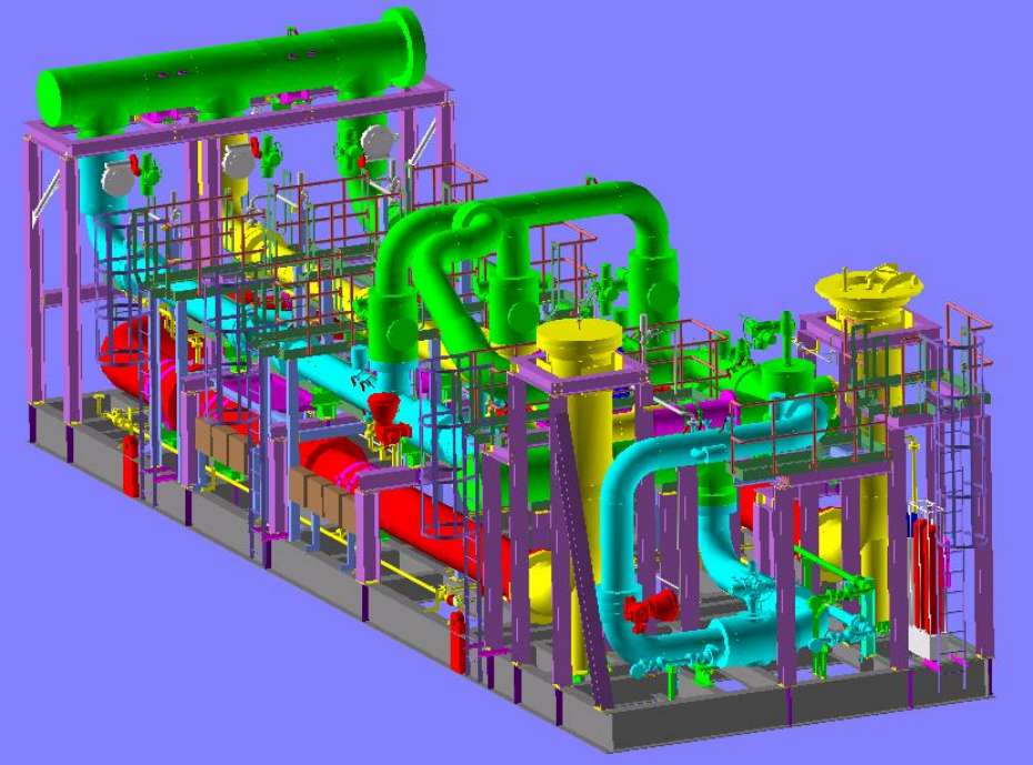 Gas Metering Skid - Detailed Engineering, 3D Modeling & Structural Design