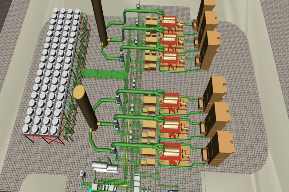 Piping Detailed Engineering for 105MW Power Plant