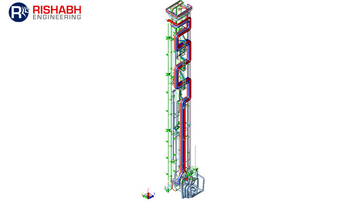 Cold Box Piping Stress Analysis using CAESAR II